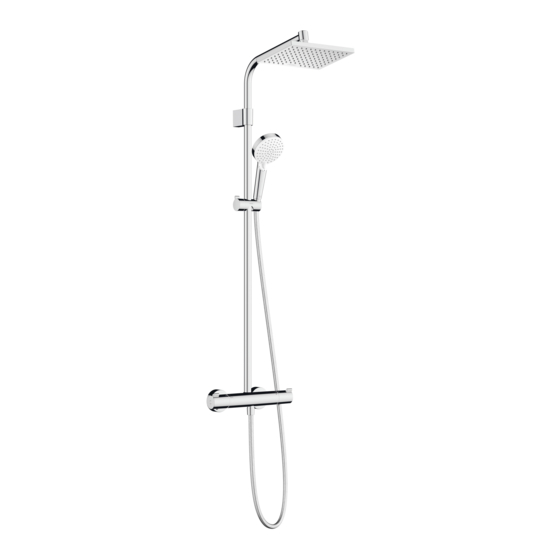 HANS GROHE SHOWERPIPE 230 1JET 26986000 INSTRUCTIONS FOR USE/ASSEMBLY INSTRUCTIONS Pdf Download ...