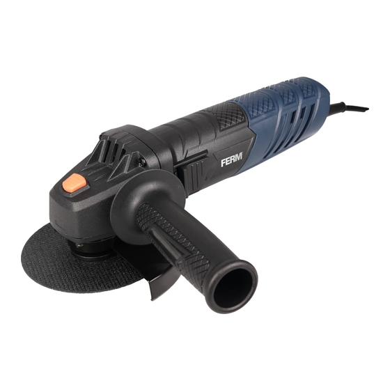 FERM AGM1102 ORIGINAL INSTRUCTIONS MANUAL Pdf Download | ManualsLib