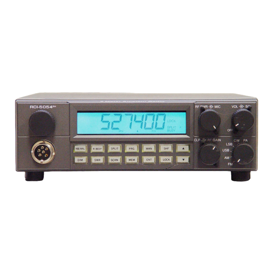 RANGER COMMUNICATIONS RCI-5054DX-100 OWNER'S MANUAL Pdf Download ...