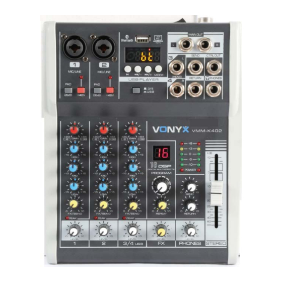 POWER DYNAMICS VMM-K SERIES INSTRUCTION MANUAL Pdf Download | ManualsLib