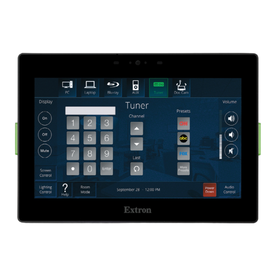 EXTRON ELECTRONICS TLP PRO 525 SERIES USER MANUAL Pdf Download | ManualsLib