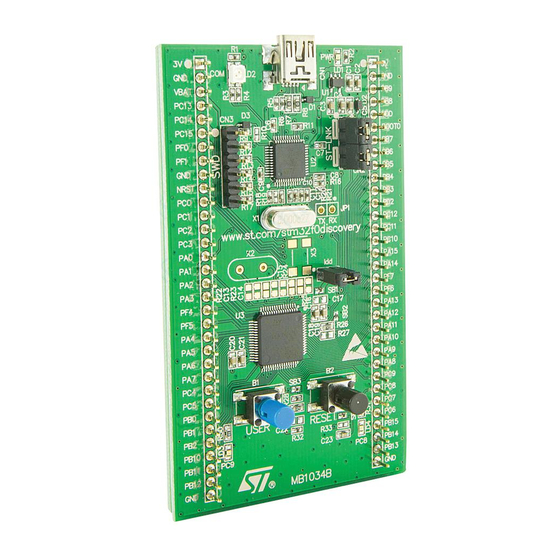 STMICROELECTRONICS STM32F0 SERIES QUICK START MANUAL Pdf Download | ManualsLib