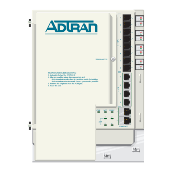 ADTRAN TOTAL ACCESS 372 INSTALLATION AND MAINTENANCE MANUAL Pdf ...