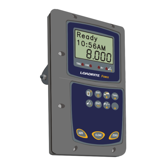 LOADRITE FORCE OPERATOR'S MANUAL Pdf Download | ManualsLib