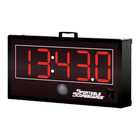 SPORTABLE SCOREBOARDS ST-15 OPERATING INSTRUCTIONS MANUAL Pdf Download ...