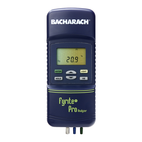 BACHARACH 100 OPERATION & MAINTENANCE MANUAL Pdf Download | ManualsLib