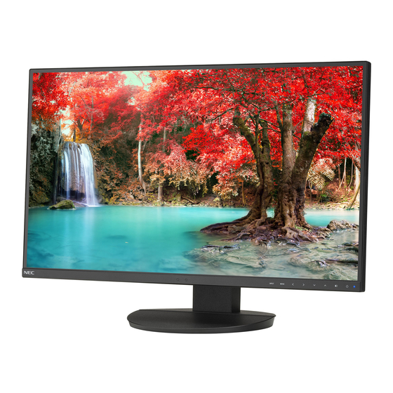 NEC MULTISYNC EA271Q-BK USER MANUAL Pdf Download | ManualsLib