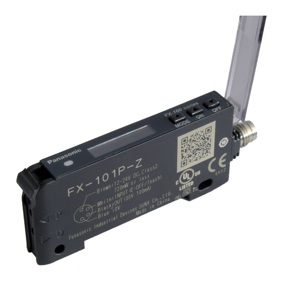 PANASONIC FX-102P INSTRUCTION MANUAL Pdf Download | ManualsLib