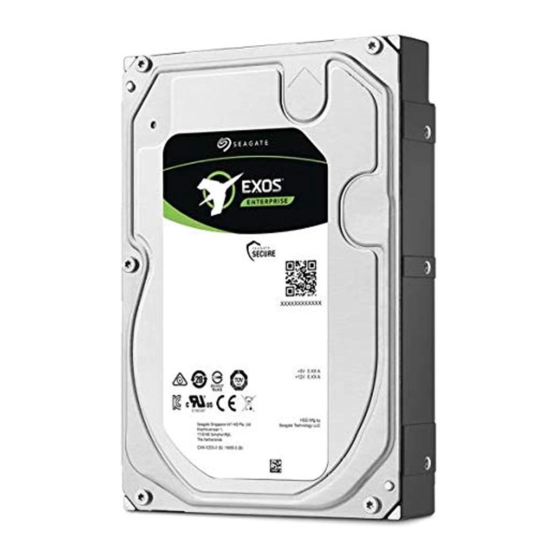 SEAGATE TECHNOLOGY EXOS 7E8 512N PRODUCT MANUAL Pdf Download | ManualsLib