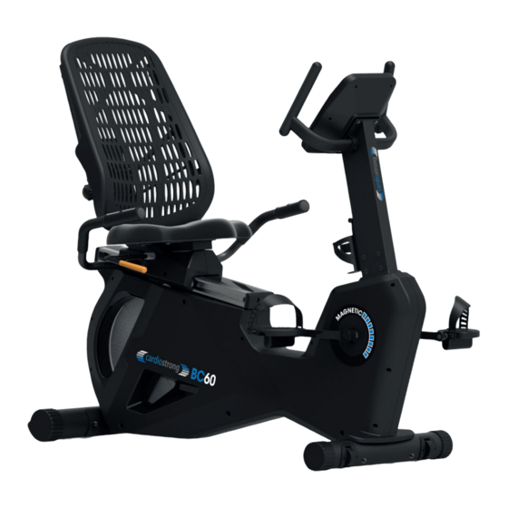 CARDIOSTRONG CST-BC60 ASSEMBLY AND OPERATING INSTRUCTIONS MANUAL Pdf ...