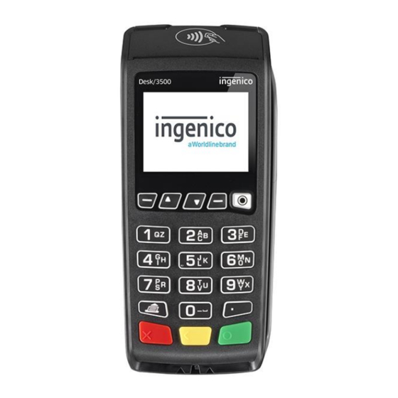 WORLDLINE INGENICO TELIUM TETRA DESK/3500 MANUAL Pdf Download | ManualsLib