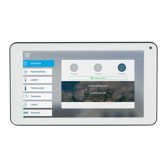 UTC FIRE AND SECURITY INTERLOGIX UX-TOUCH01 INSTALLATION SHEET Pdf ...