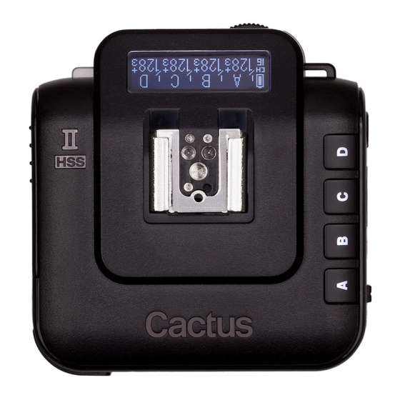 CACTUS V6 II MANUAL Pdf Download | ManualsLib