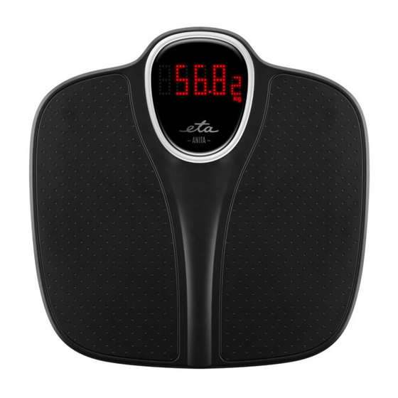 ETA ANITA INSTRUCTIONS FOR USE MANUAL Pdf Download | ManualsLib