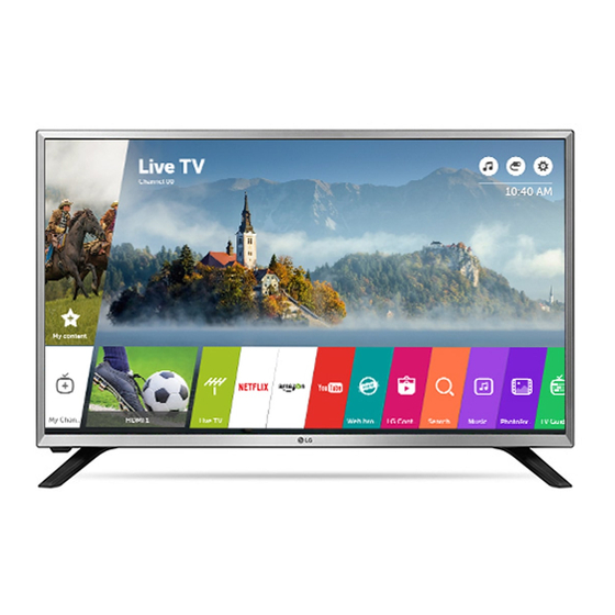 LG 32LJ550B EASY SETUP MANUAL Pdf Download | ManualsLib