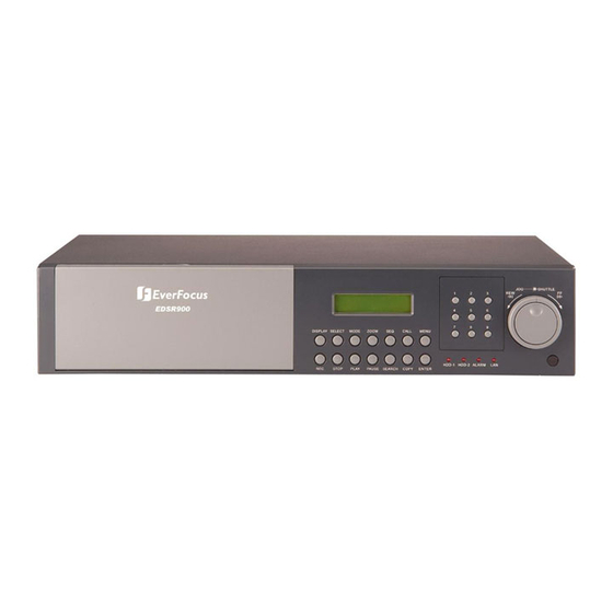 EVERFOCUS DVR-900 INSTRUCTION MANUAL Pdf Download | ManualsLib