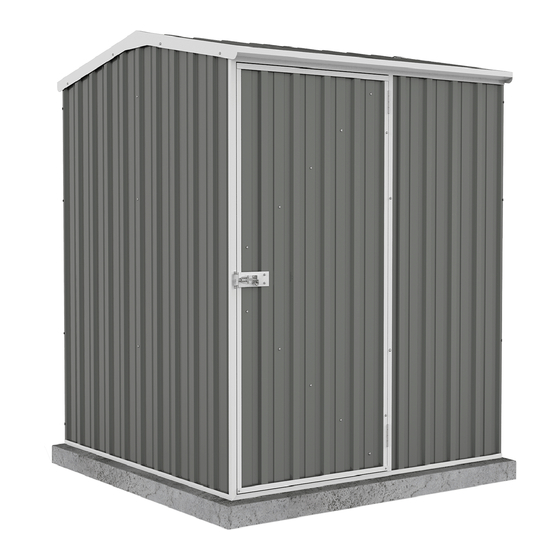 ABSCO SHEDS CYC15 ASSEMBLY & INSTRUCTION MANUAL Pdf Download | ManualsLib