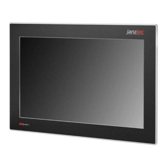 JANZ TEC EMVIEW EMWEB-21 HARDWARE MANUAL Pdf Download | ManualsLib