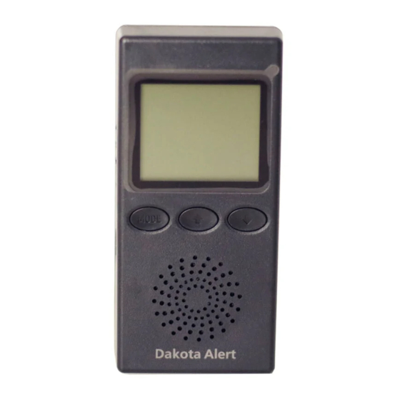 DAKOTA ALERT PR-4000 USER MANUAL Pdf Download | ManualsLib