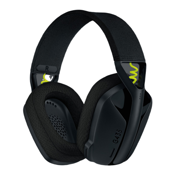 LOGITECH G435 SETUP MANUAL Pdf Download | ManualsLib