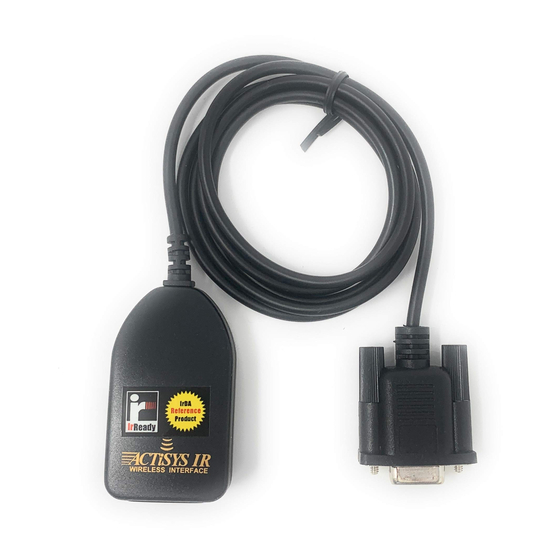 ACTISYS ACT-IR2002UL USER MANUAL Pdf Download | ManualsLib