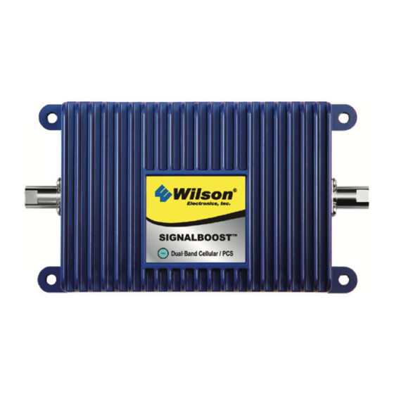 WILSON ELECTRONICS SIGNALBOOST 811510 INSTALLATION MANUAL Pdf Download ...