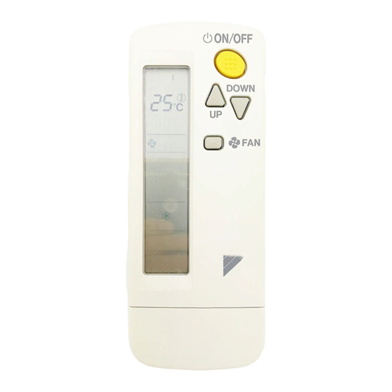 DAIKIN BRC7C510W OPERATION MANUAL Pdf Download | ManualsLib