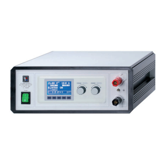 ELEKTRO-AUTOMATIK PSI 8000 DT OPERATING MANUAL Pdf Download | ManualsLib