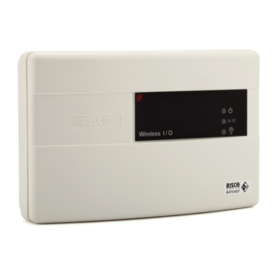 RISCO AGILITY WIRELESS I/O & X10 MODULE INSTALLATION INSTRUCTIONS ...