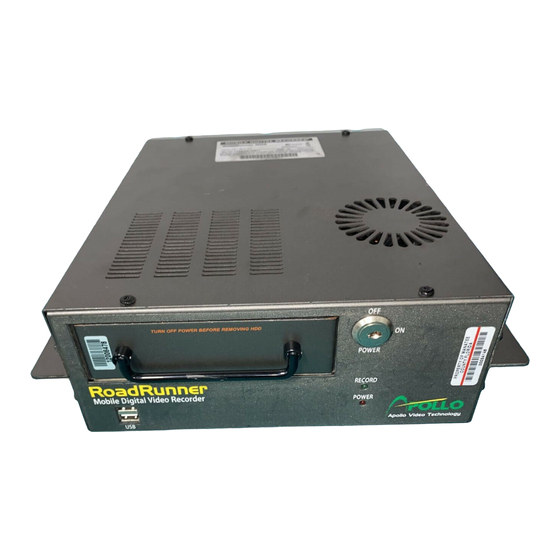 APOLLO ROADRUNNER MR8 SERIES OPERATING MANUAL Pdf Download | ManualsLib