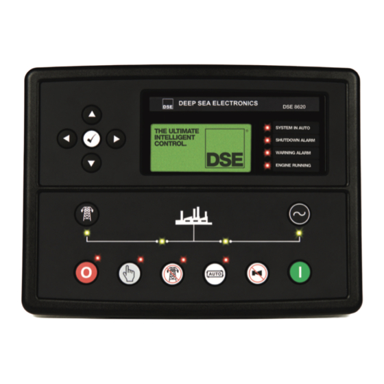 DEEP SEA ELECTRONICS DSE8620 OPERATING MANUAL Pdf Download | ManualsLib