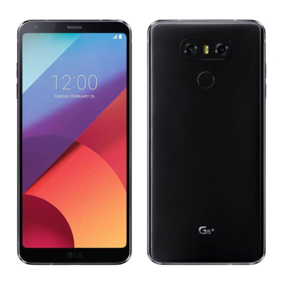 LG G6 PLUS USER MANUAL Pdf Download | ManualsLib