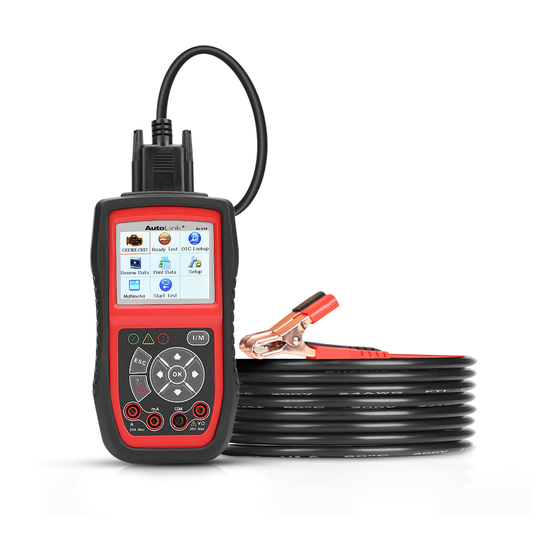 AUTEL AUTOLINK AL539B MANUAL Pdf Download | ManualsLib