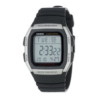 CASIO W96H-1AV WATCH OPERATION MANUAL | ManualsLib