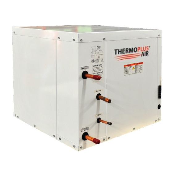 THERMOPLUS AIR KACSE 012 TO 144 SERIES INSTALLATION, OPERATION AND ...