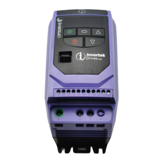 INVERTEK DRIVES OPTIDRIVE E2 INSTALLATION AND OPERATING INSTRUCTIONS ...
