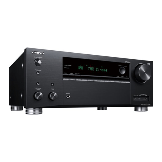 ONKYO TX-RZ740 INSTRUCTION MANUAL Pdf Download | ManualsLib