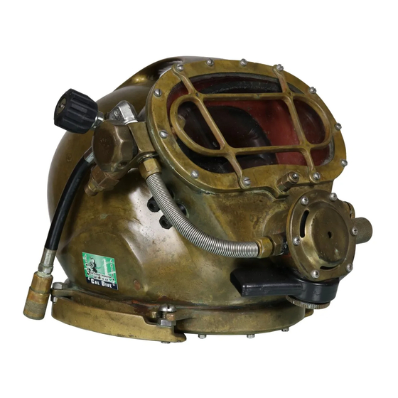 MILLER 400 DIVING HELMET MAINTENANCE MANUAL Pdf Download | ManualsLib