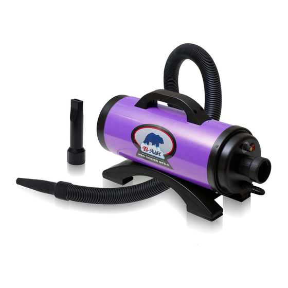 B-AIR BEAR POWER PRO SERIES INSTRUCTION MANUAL Pdf Download | ManualsLib