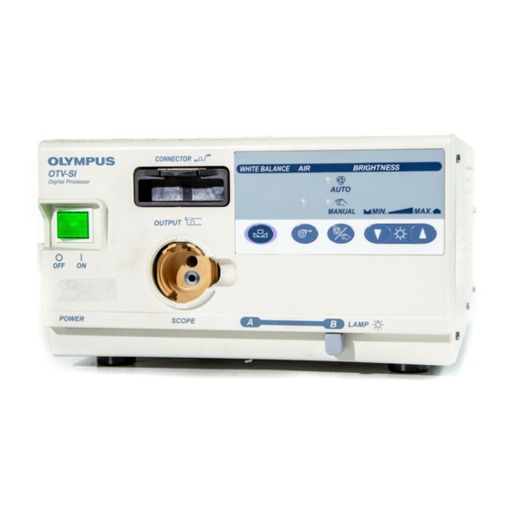 OLYMPUS OTV-SI INSTRUCTIONS MANUAL Pdf Download | ManualsLib