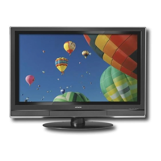 HITACHI P42H401 TROUBLESHOOTING MANUAL Pdf Download | ManualsLib