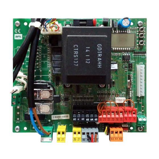 BFT LEO B CBB DL2 3 230 L02 INSTALLATION MANUAL Pdf Download | ManualsLib