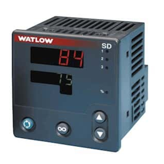 WATLOW SD SERIES USER MANUAL Pdf Download | ManualsLib