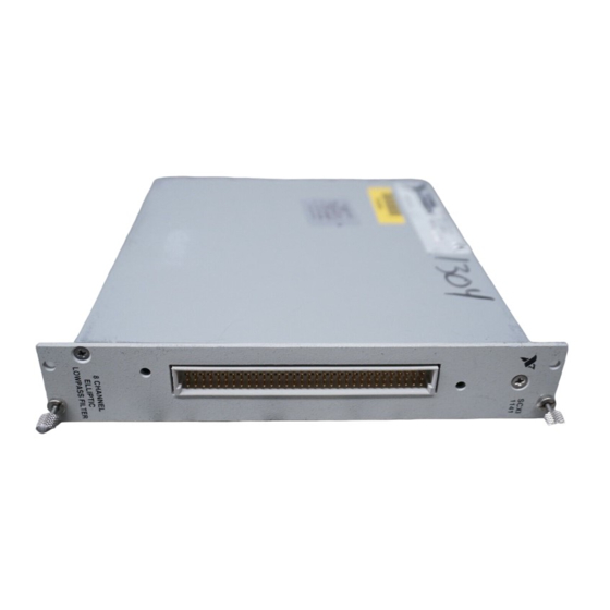 NATIONAL INSTRUMENTS SCXI-1141 USER MANUAL Pdf Download | ManualsLib