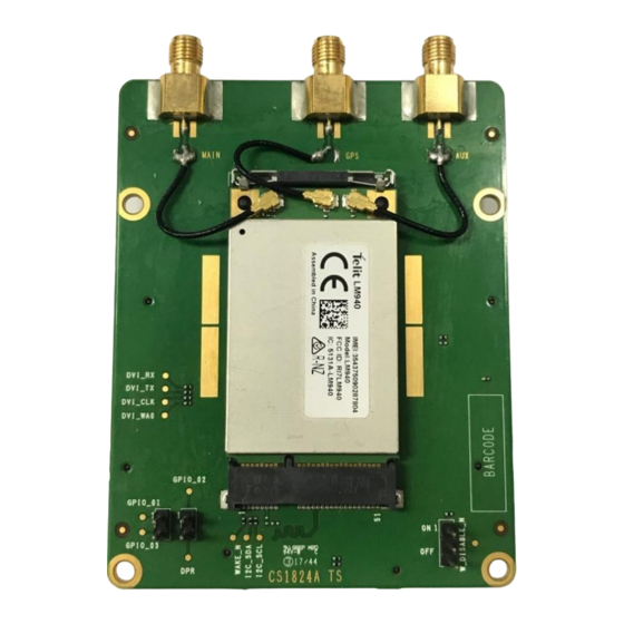 TELIT WIRELESS SOLUTIONS LM940 DESIGN MANUAL Pdf Download | ManualsLib