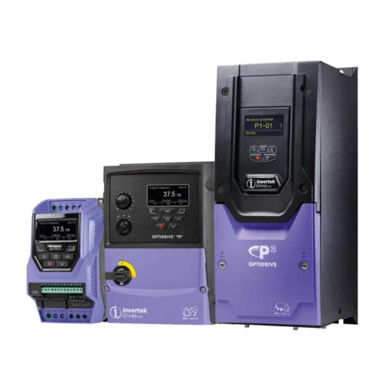 SUMITOMO DRIVE TECHNOLOGIES INVERTEK DRIVES OPTIDRIVE P2 MANUAL Pdf ...