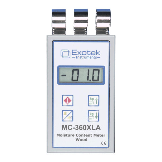 EXOTEK INSTRUMENTS MC-360XLA MANUAL Pdf Download | ManualsLib