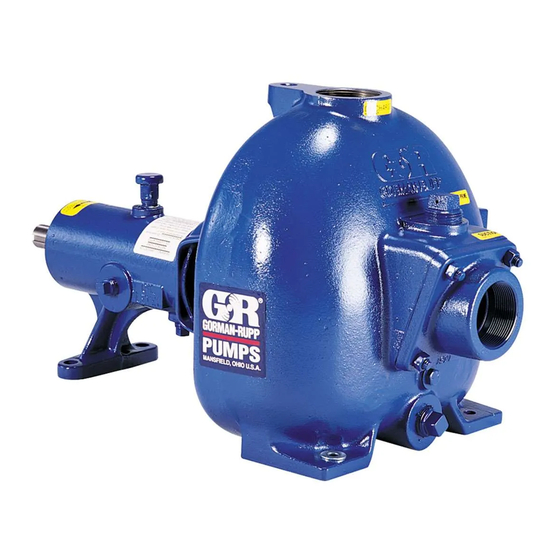 GORMAN-RUPP PUMPS 86A52-B INSTALLATION, OPERATION, AND MAINTENANCE ...