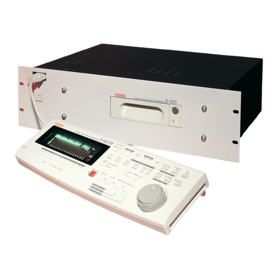 FOSTEX D-160 VOICE RECORDER BROCHURE & SPECS | ManualsLib