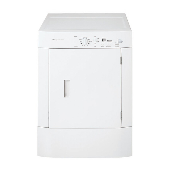 FRIGIDAIRE FEQ1442ES0 DRYER OPERATING INSTRUCTIONS MANUAL | ManualsLib